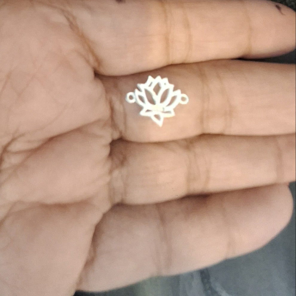 Lotus Flower Connector – SSAV Permanent Jewellery Supplies and Wholesale