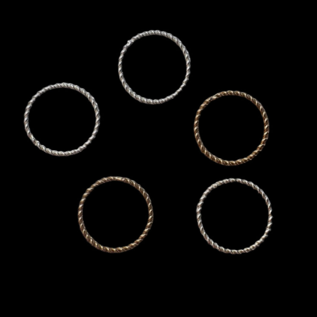 Twist Rings – SSAV Permanent Jewellery Supplies and Wholesale