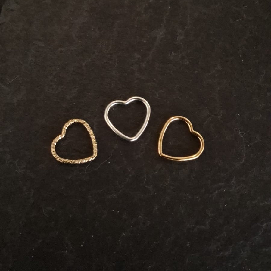 Heart Ring Connectors – SSAV Permanent Jewellery Supplies and Wholesale